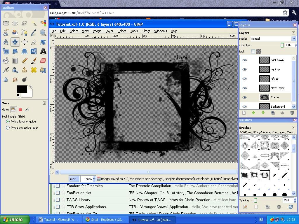GIMP Tutorial for Cut-Out Banners | Ange de l'aube's World: Blinkies ...